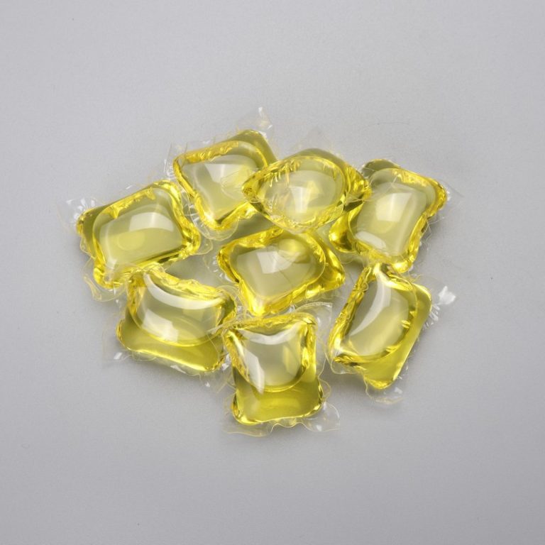 Wholesale Yellow Laundry Detergent Capsules For Sale - SolublePack.com